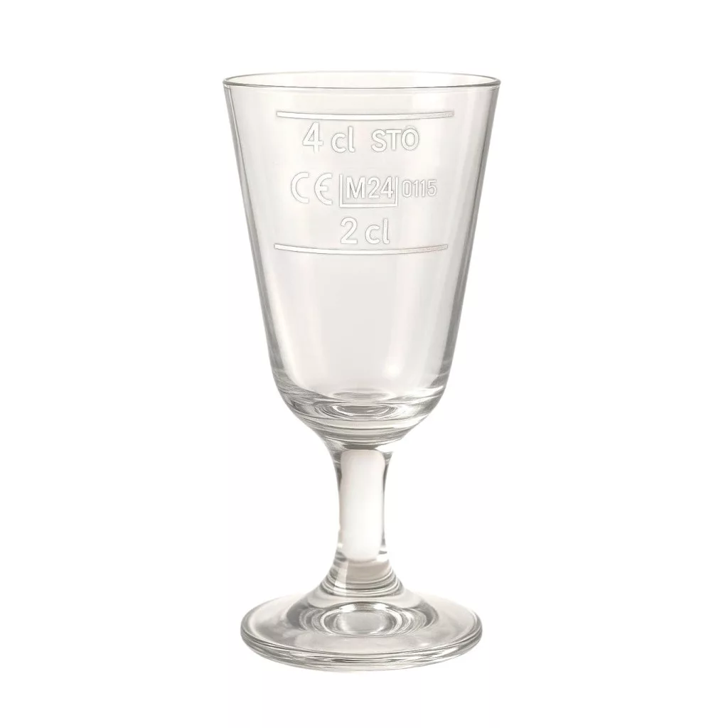Pahar sticla gradat 20/40ml